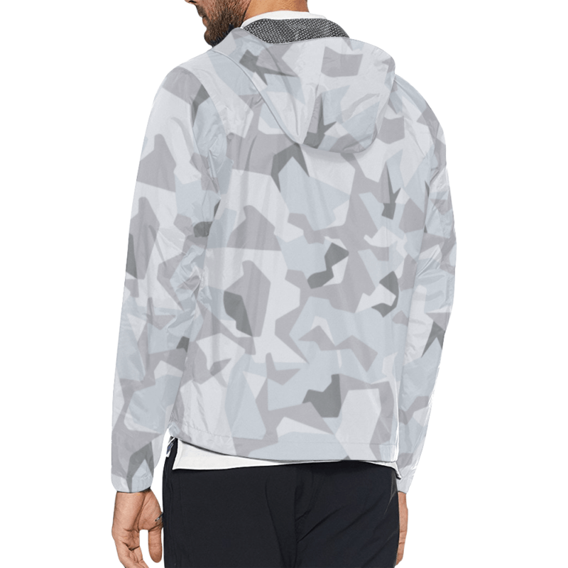 Swedish M90 Winter Camouflage Windbreaker for Men | Mega Camo