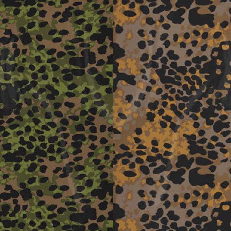 Germany WWII Platanenmuster Spring camouflage Quilted Lining ...