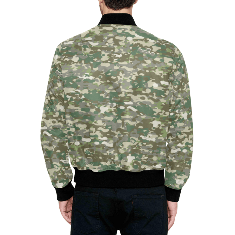 German Multitarn Bundeswehr Quilted Bomber Jacket for Men | Mega Camo