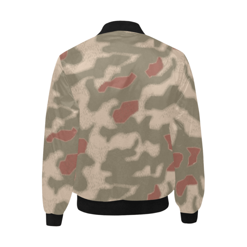 German Sumpfmuster 44 Quilted Bomber Jacket for Men | Mega Camo
