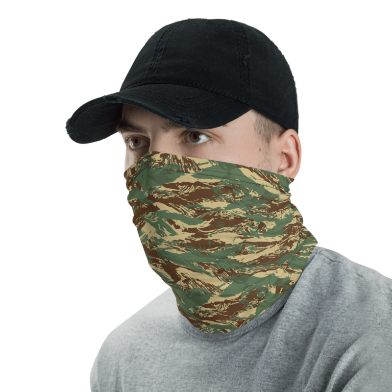 Rhodesian Tigerstripes Bush Camouflage Neck Gaiter | Mega Camo