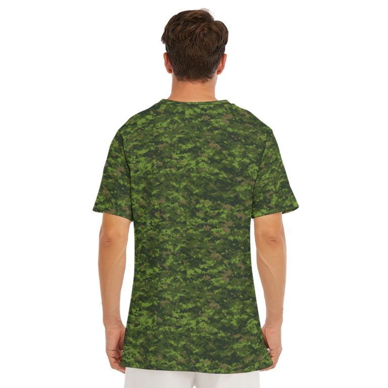 Canadian CADPAT v1 Woodland Digital Camouflage O-Neck T-Shirt | 190GSM ...