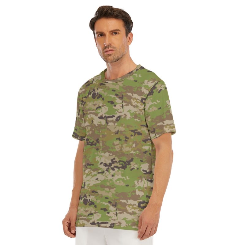 Australian AMCU Camouflage O-Neck T-Shirt | 190GSM Cotton | Mega Camo