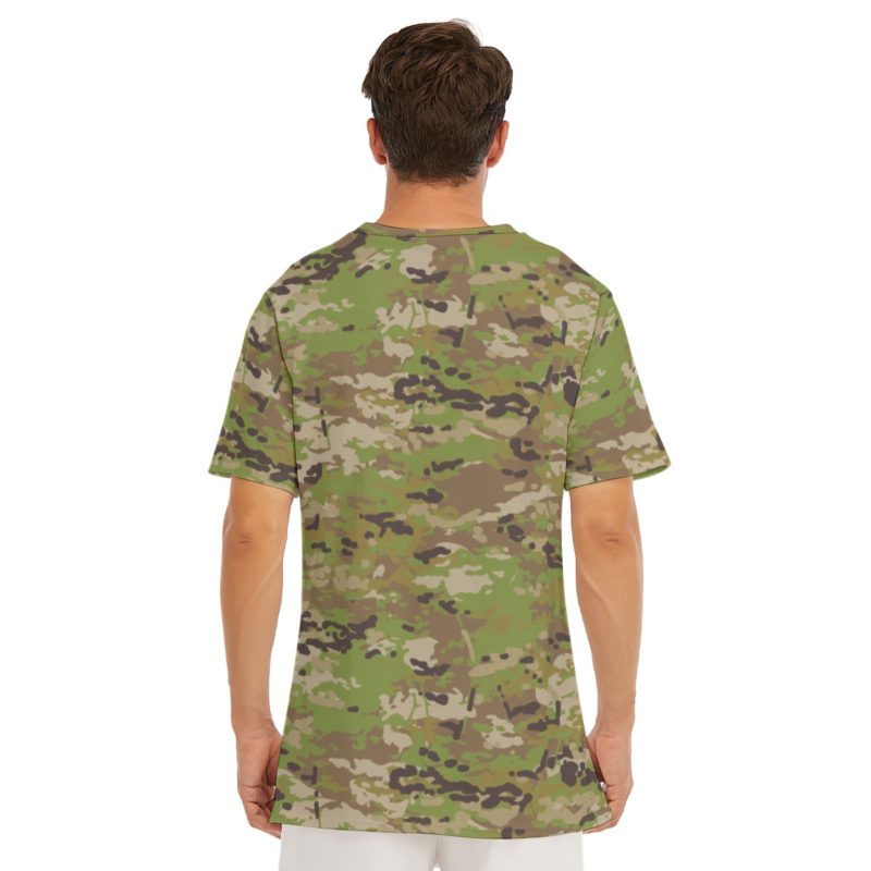 Australian AMCU Camouflage O-Neck T-Shirt | 190GSM Cotton | Mega Camo