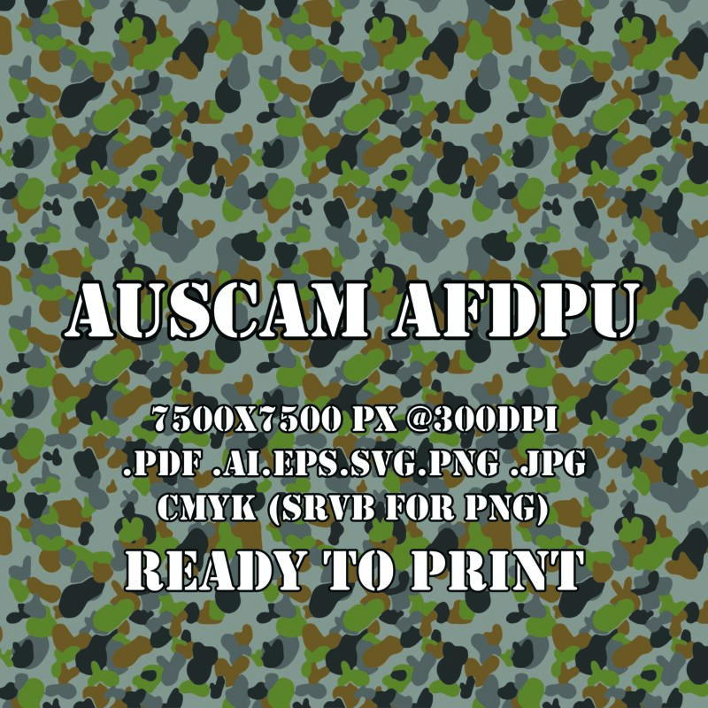 Australian Camouflages HD Print Files | Mega Camo