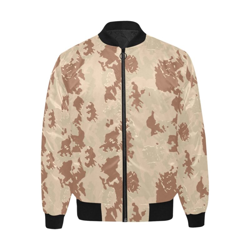 Lithuanian M05 Desert v1 Camouflage Quilted Bomber Jacket. | Mega Camo
