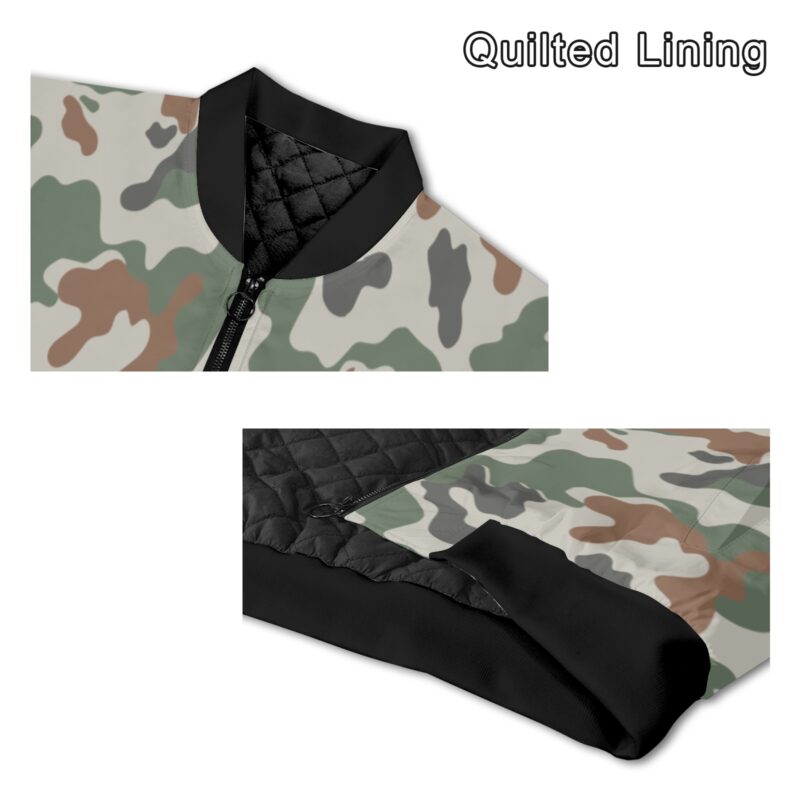 Lithuanian 1991 Amoeba 4 Color Border Guards Camouflage Quilted Bomber ...