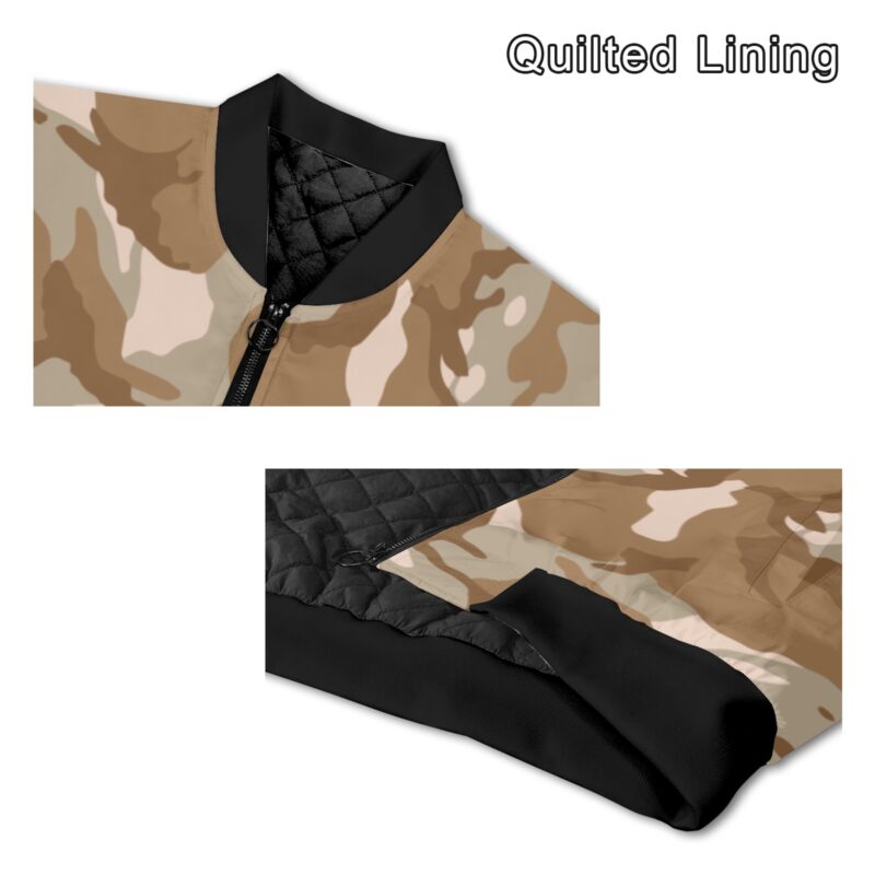 kuwait DPM v1 Camouflage Quilted Bomber Jacket. | Mega Camo