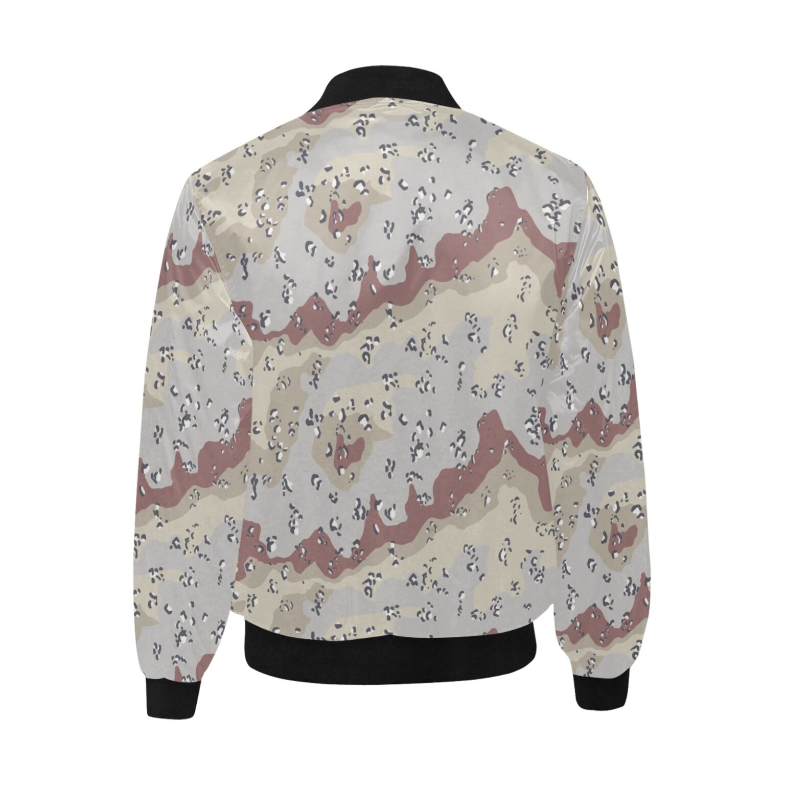 Libya chocolate Chip v3 Camouflage Quilted Bomber Jacket. | Mega Camo