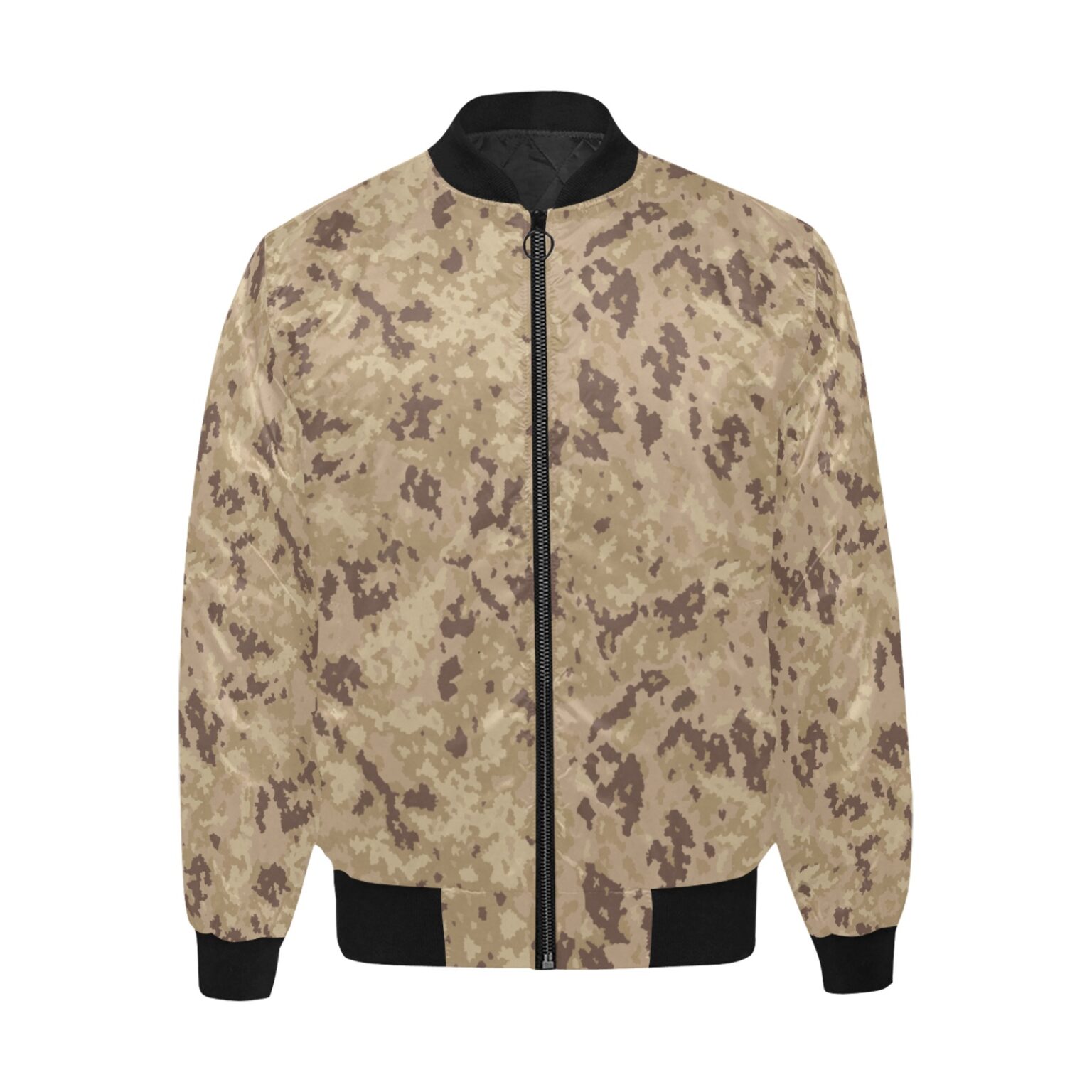 Luxembourg Waldtarndruck Desert Camouflage Quilted Bomber Jacket ...