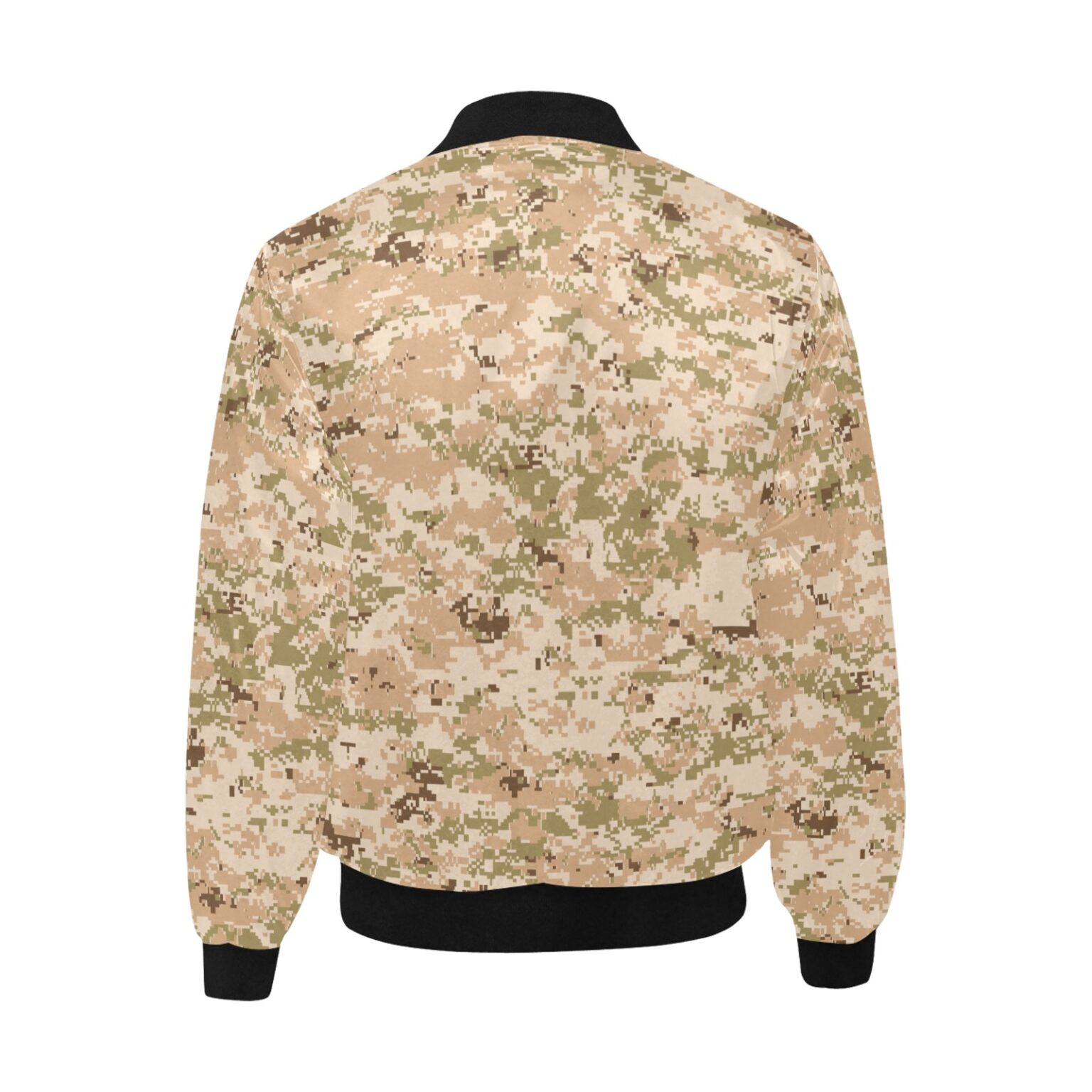 Mexican Arid Digital Camouflage Quilted Bomber Jacket. | Mega Camo