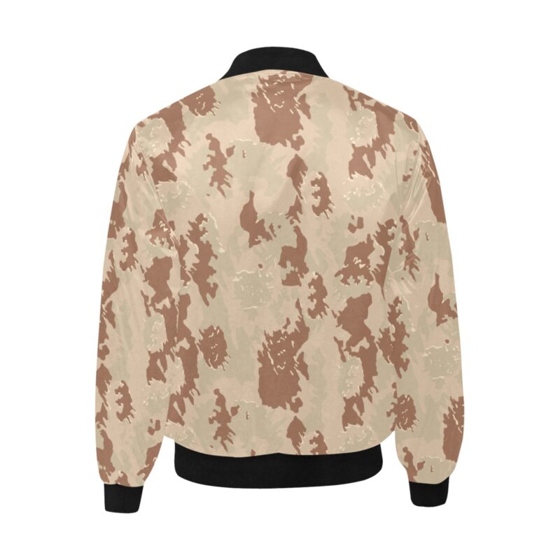 Lithuanian M05 Desert v1 Camouflage Quilted Bomber Jacket. | Mega Camo