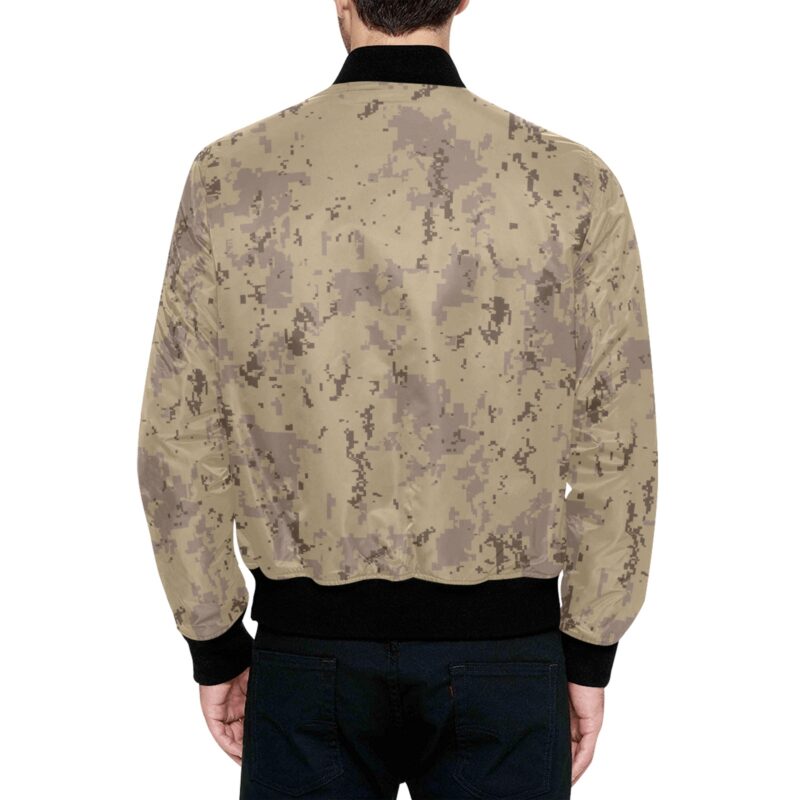 Canada CADPAT Desert v3 Camouflage Quilted Bomber Jacket. | Mega Camo